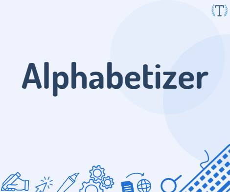 Alphabetizer - Sort List in Alphabetical Order