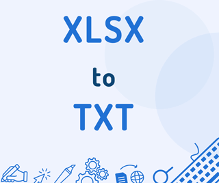 XLSX to TXT Converter - Online Convert Excel to Text